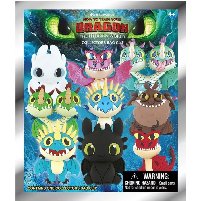 How to Train Your Dragon 3: The Hidden World - 3D Figural Foam Keychain ...