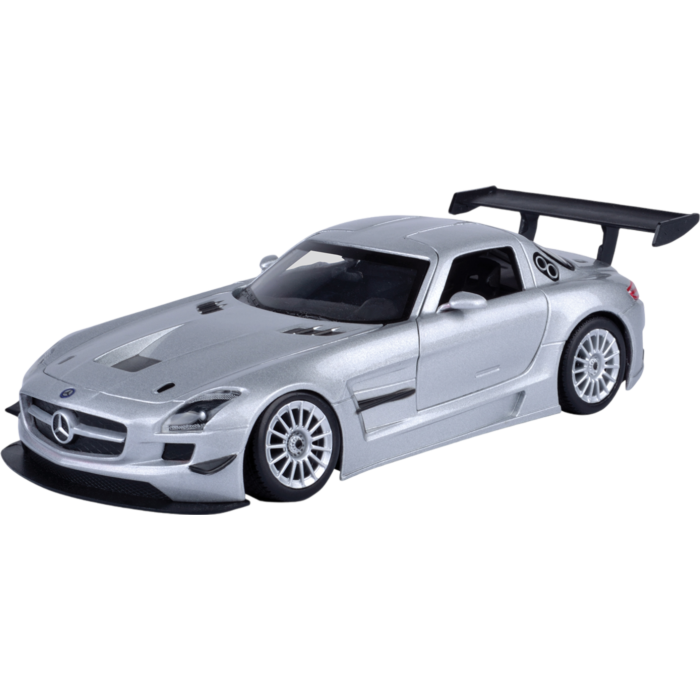 Motormax - Silver Mercedes-Benz SLS AMG GT3 Timeless Legends Collection ...