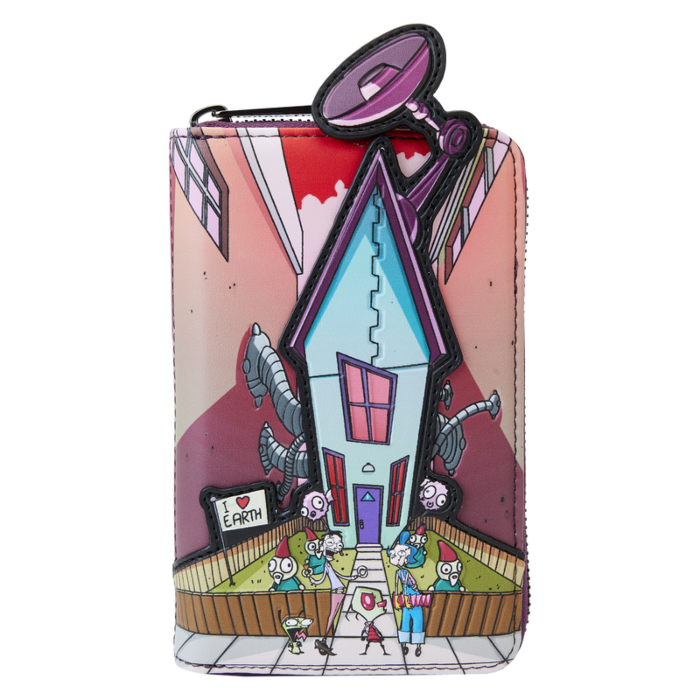 Invader Zim - Secret Lair 4” Faux Leather Zip-Around Wallet by ...