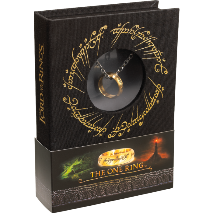 The Lord of the Rings - The One Ring on Chain 1:1 Scale Life-Size Prop ...