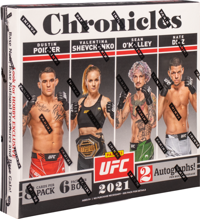 UFC - 2021 Panini Chronicles Trading Cards Box (6 Packs) by Panini ...