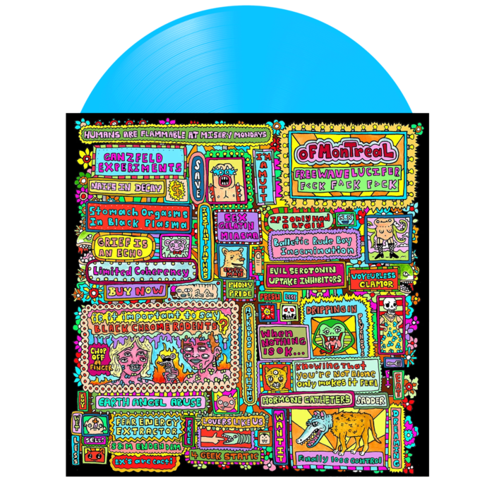 Of Montreal - Freewave Lucifer Fck LP Vinyl Record (Cyan Coloured Vinyl ...