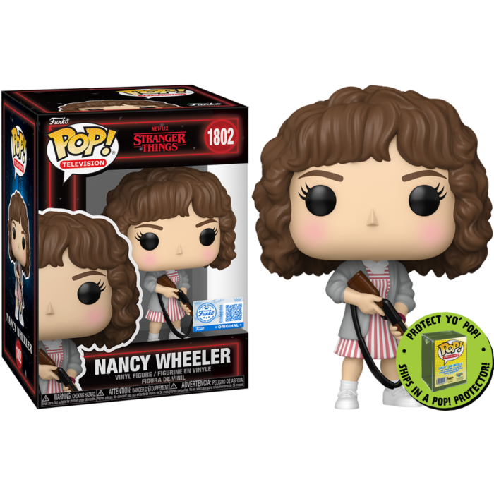 Stranger Things | Nancy Wheeler with Shotgun Pop! Vinyl Figure in ...