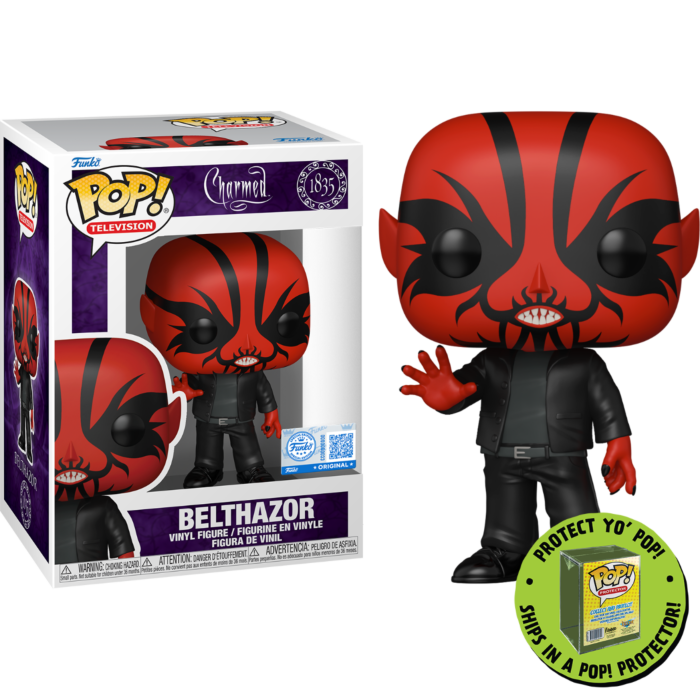 Charmed | Belthazor Pop! Vinyl Figure in Acrylic Pop! Protector ...