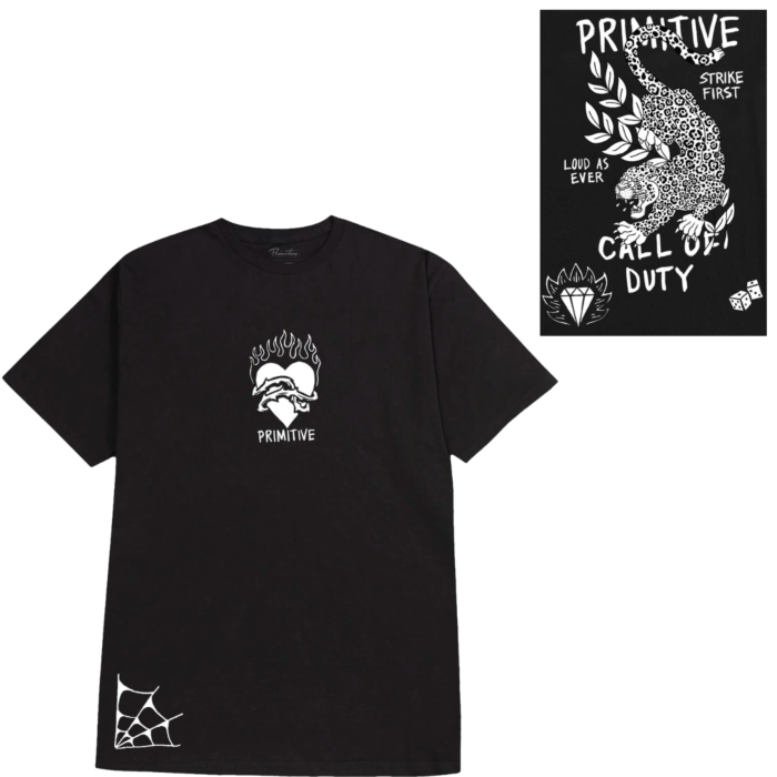 Call of Duty - Call of Duty x Primitive Task Force Black T-Shirt by ...