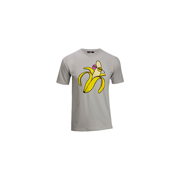Kidrobot - T-Shirt Banana Peel Pewtr Male by Kidrobot