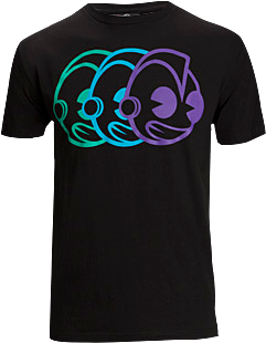 Kidrobot - T-Shirt Robot Head Illusions Black Male by Kidrobot