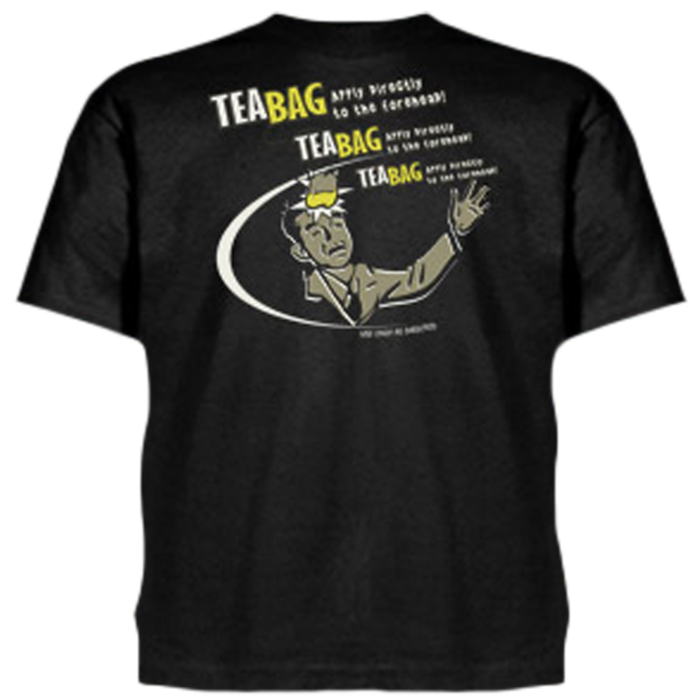 J!nx - Teabag: Apply directly to the forehead Male T-shirt