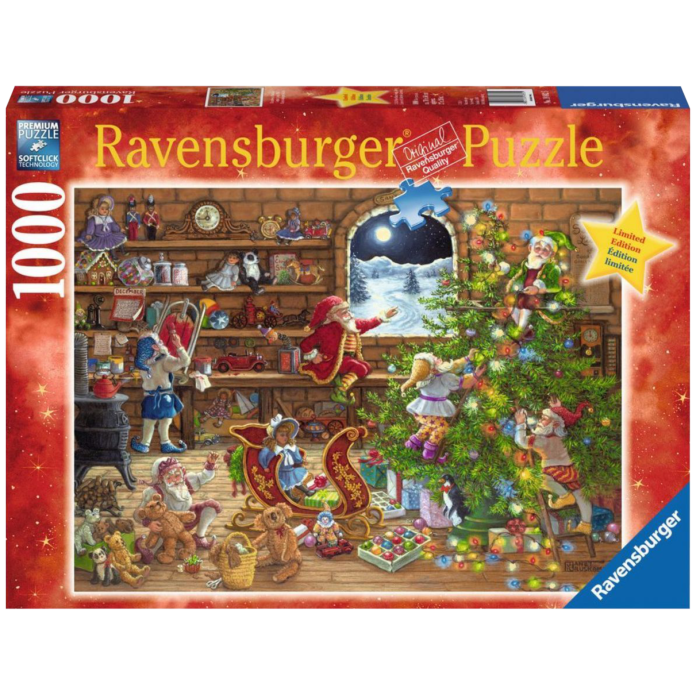 Christmas Puzzle - Countdown to Christmas 1000 Piece Jigsaw Puzzle by ...