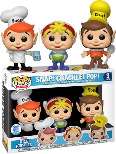 Kellogg’s | Snap, Crackle & Pop Pop! Vinyl Figure 3-Pack (Funko ...