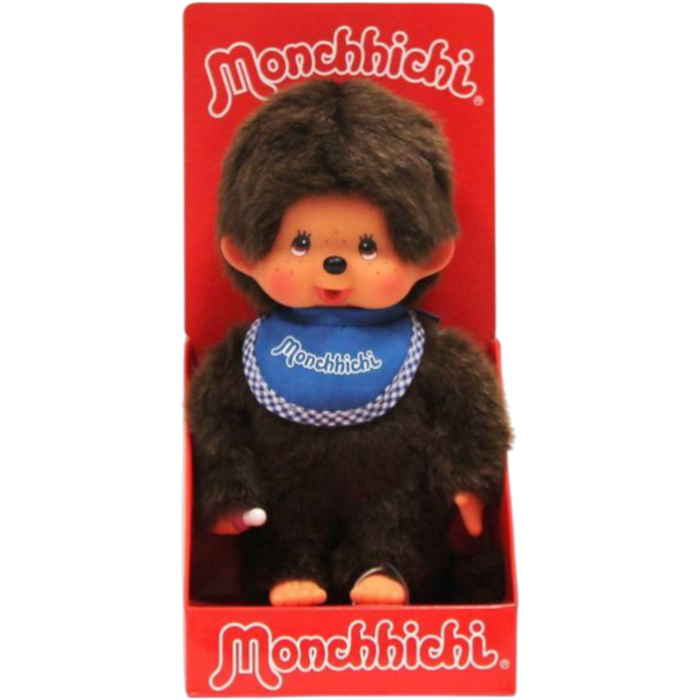 Monchhichi | Boy Classic Blue Plush Doll By Sekiguchi | Popcultcha