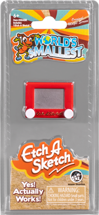 World’s Smallest - Etch A Sketch by Super Impulse | Popcultcha