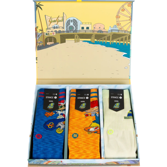 Rocket Power | Rocket Power x Stance Crew Socks 3-Pack Box Set (One ...