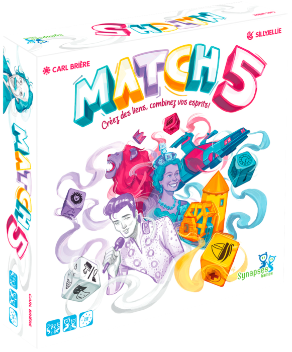 Match 5 - Board Game by Synapses Games | Popcultcha