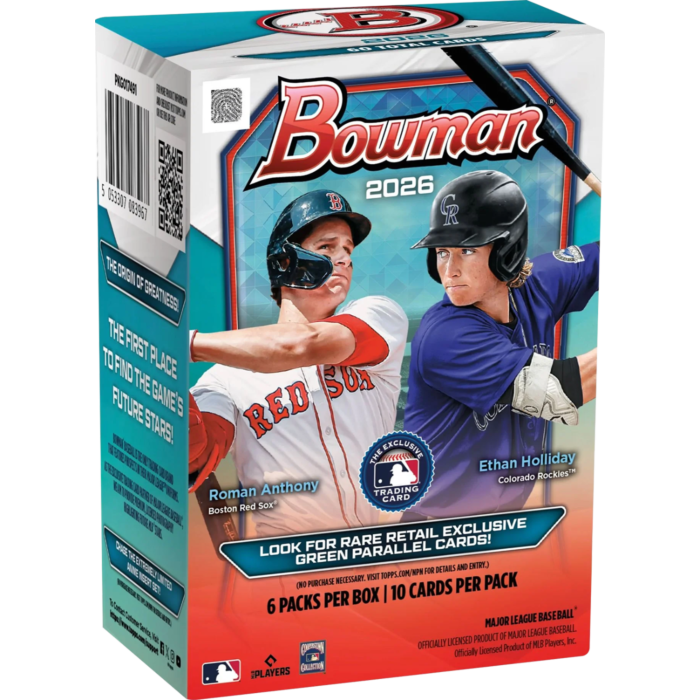 MLB Baseball | 2026 Topps Bowman Baseball Trading Cards Value Blaster ...