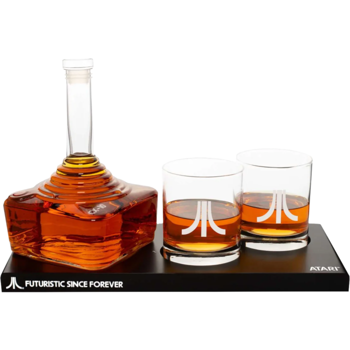 Atari - CX-10 Joystick Controller Glass Decanter Set by Thumbs Up ...