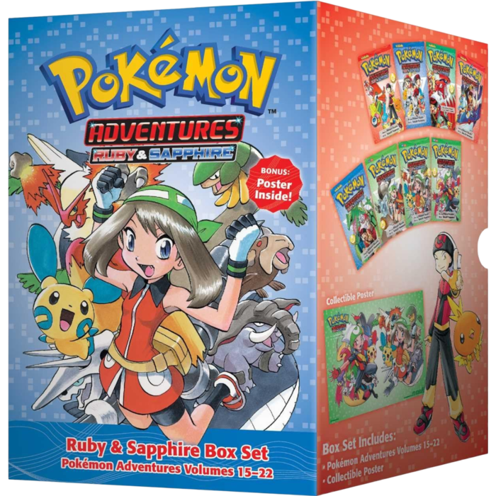 Pokemon - Adventures: Ruby & Sapphire Manga Paperback Book (Vol.15-22 ...