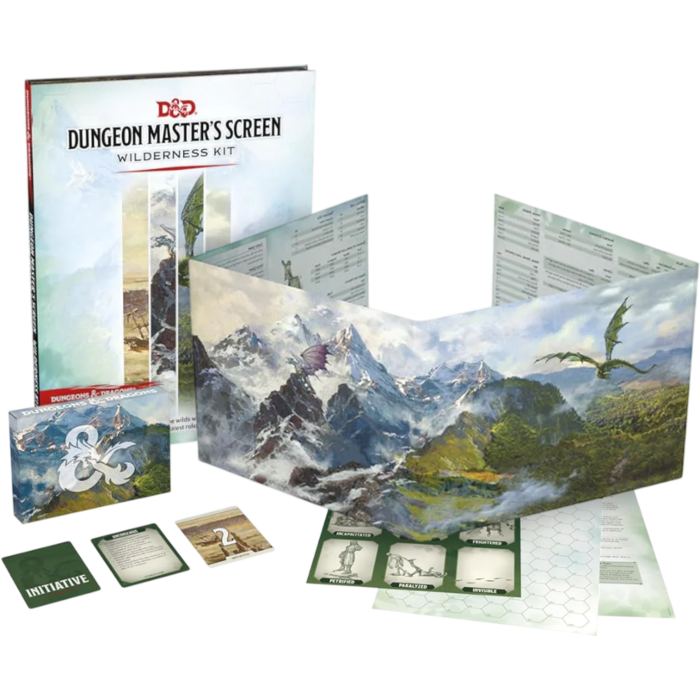 Dungeons & Dragons - Dungeon Master's Screen Wilderness Kit by Wizards ...