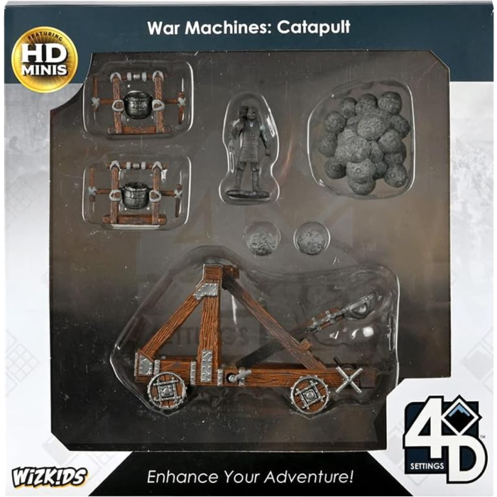 WizKids - War Machines: Catapult 4D Settings Pre-Painted Miniature ...