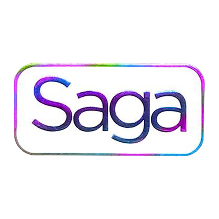Saga - Rainbow Logo Enamel Pin by Yesterdays | Popcultcha