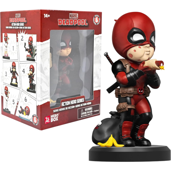Deadpool | Chimichanga Deadpool Action Hero Series Hero Box 3" Vinyl ...