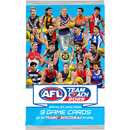 AFL Football | 2025 TeamCoach Footy Trading Cards Pack (9 Cards) by ...