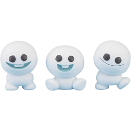 Frozen - Snowgies Fluffy Puffy 1.5” Flocked PVC Mini-Figure 3-Pack by ...