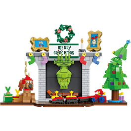 How the Grinch Stole Christmas! | The Grinch in Fireplace Building ...