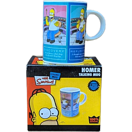 The Simpsons | Homer Work Inspirations Talking Ceramic Mug (Int Sales ...