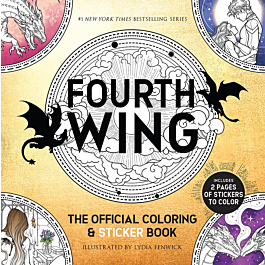 Fourth Wing - The Official Colouring & Sticker Book Paperback Book by ...