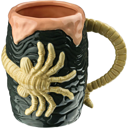 Alien - Alien Egg and Facehugger 3D Sculpted Ceramic Mug By Ikon ...