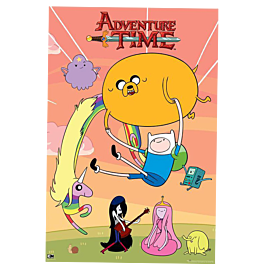 Adventure Time - Sunset Poster