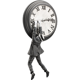 Safety Last! - Harold Lloyd on Clock 18” Wall Plaque Statue by Infinite ...