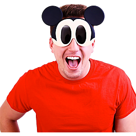 Disney - Mickey Mouse Sun-Staches Sunglasses (One Size) by Sunstaches ...