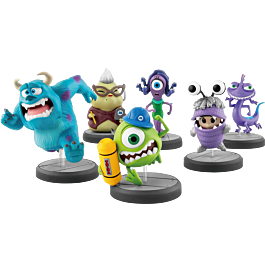 Monsters, Inc. - Monsters Inc. Mini Egg Attack Action Figures (Set of 6 ...