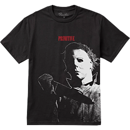 Halloween - Halloween x Primitive Slasher Heavyweight Black T-Shirt by ...