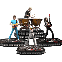 Queen | Rock Iconz Statue Set of 4 by Knucklebonz | Popcultcha