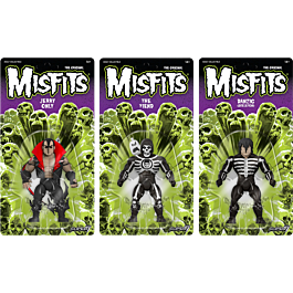 Misfits | Jerry Only, The Fiend & Danzig (Skeleton) Vintage 5.5" Action ...