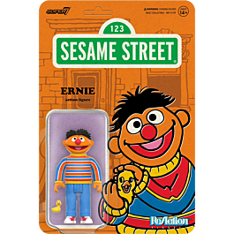 Sesame Street - Ernie ReAction 3.75" Action Figure (Wave 1) by Super7 ...