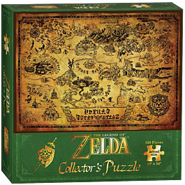 The Legend of Zelda - Hyrule Map Collector’s Edition 550 Piece Jigsaw ...