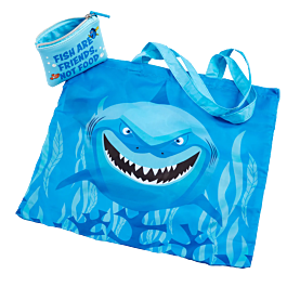 Finding Nemo - Bruce Tote Bag & Coin Pouch Set by Loungefly | Popcultcha